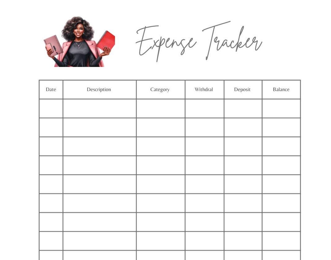 Black Girl Printable Budget Worksheets - Etsy UK