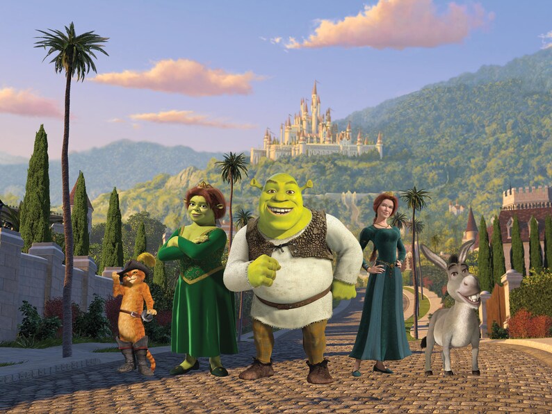 Shrek Characters Life-size Cutouts PNG Digital Download - Etsy UK