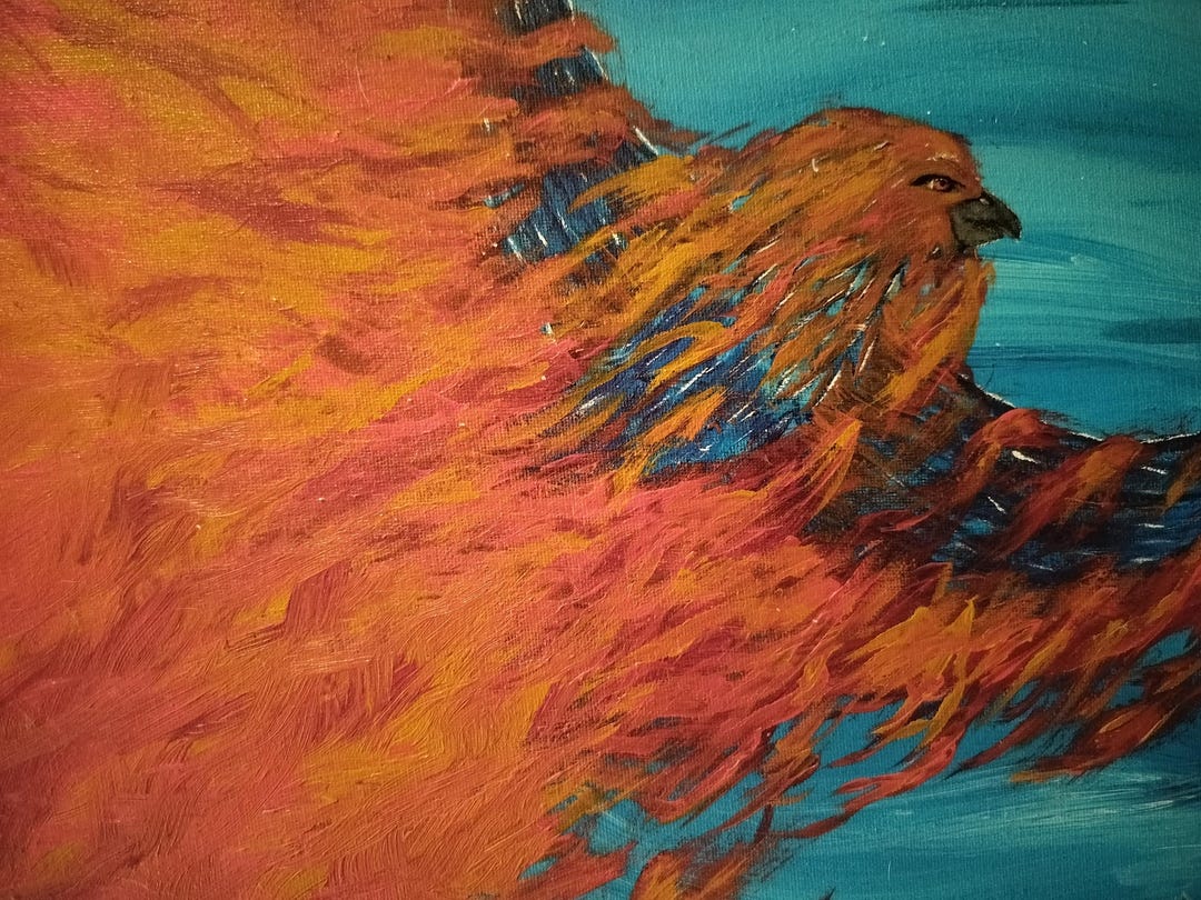 The Water Dragon and the Fire Bird - Etsy