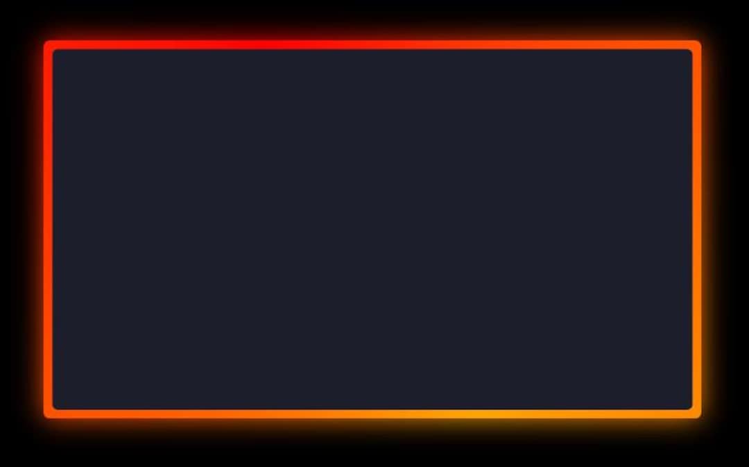 Twitch Minimalistic Animated Webcam Border Red/orange - Etsy