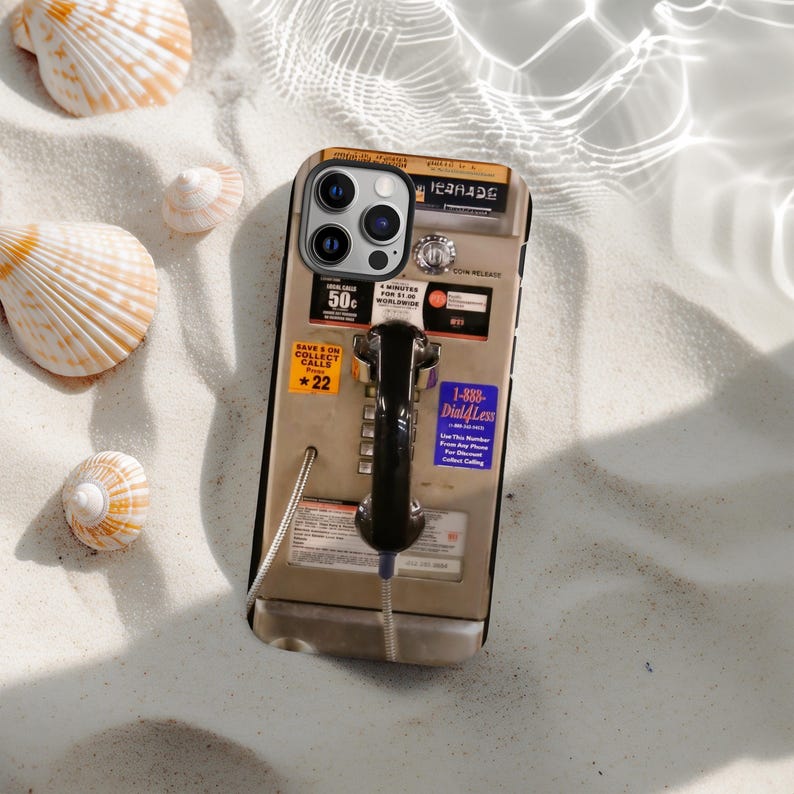 Retro Payphone Phone Case, Y2K Rotary Dial Phone Case, 80s 90s ...