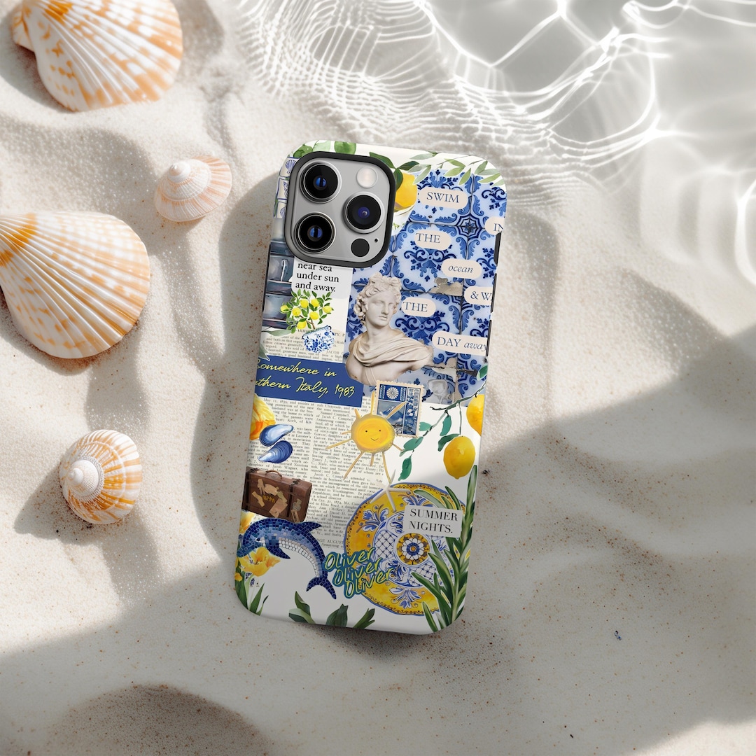 Coquette European Summer Collage Phone Cases, Beachy Tropical Phone ...