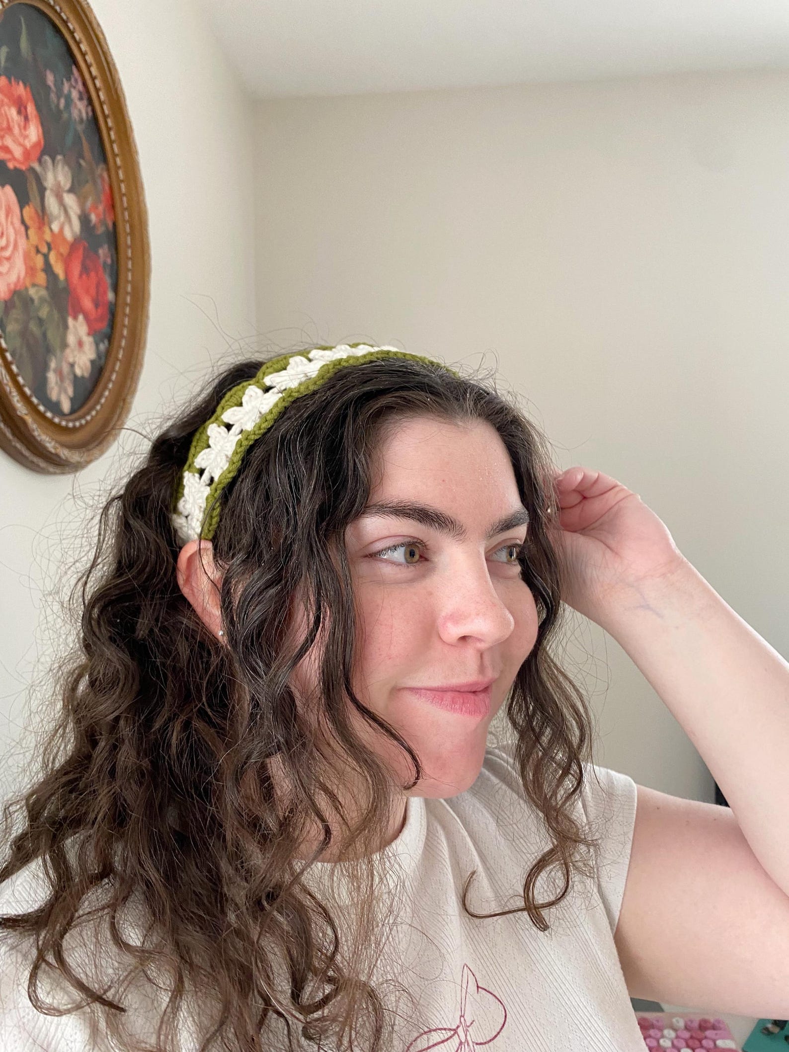 Crochet Flower Boho Headband - Handmade - Etsy