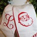 Santa Claus Wreath Sash - Etsy