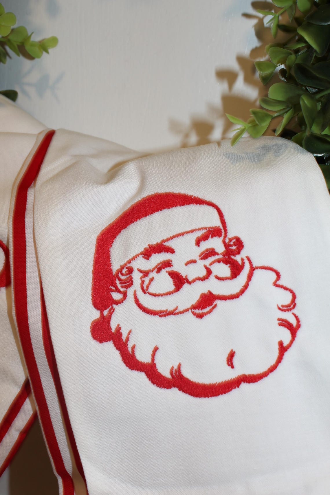 Santa Claus Wreath Sash - Etsy