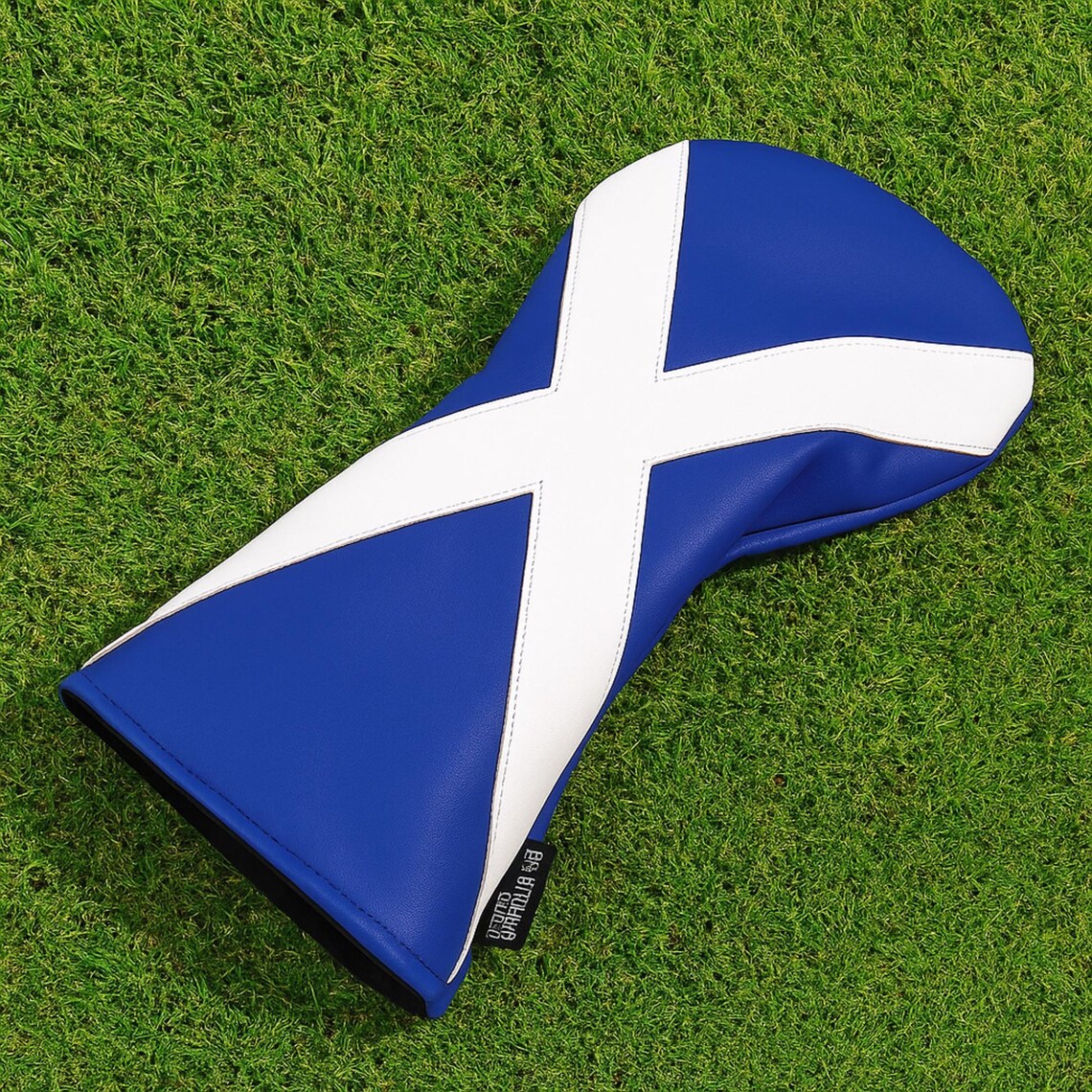 Scotland Flag Golf Driver Head Cover: Faux Leather, Embroidered - Etsy