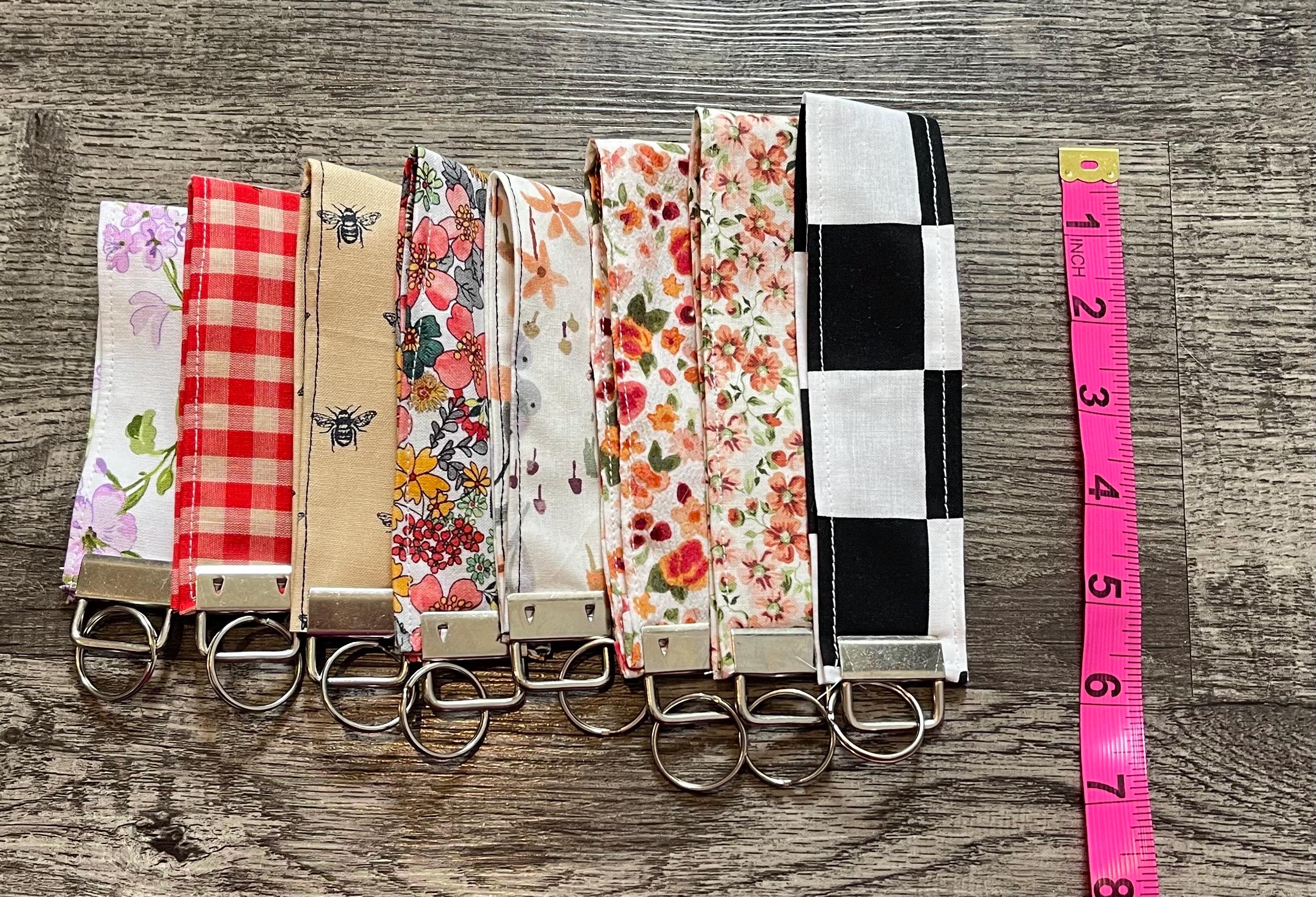 Custom Handmade Sewn Keychain - Unique Stitched Fabric Key Ring ...