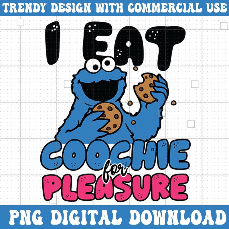 Cookie Monster Cricut - Etsy