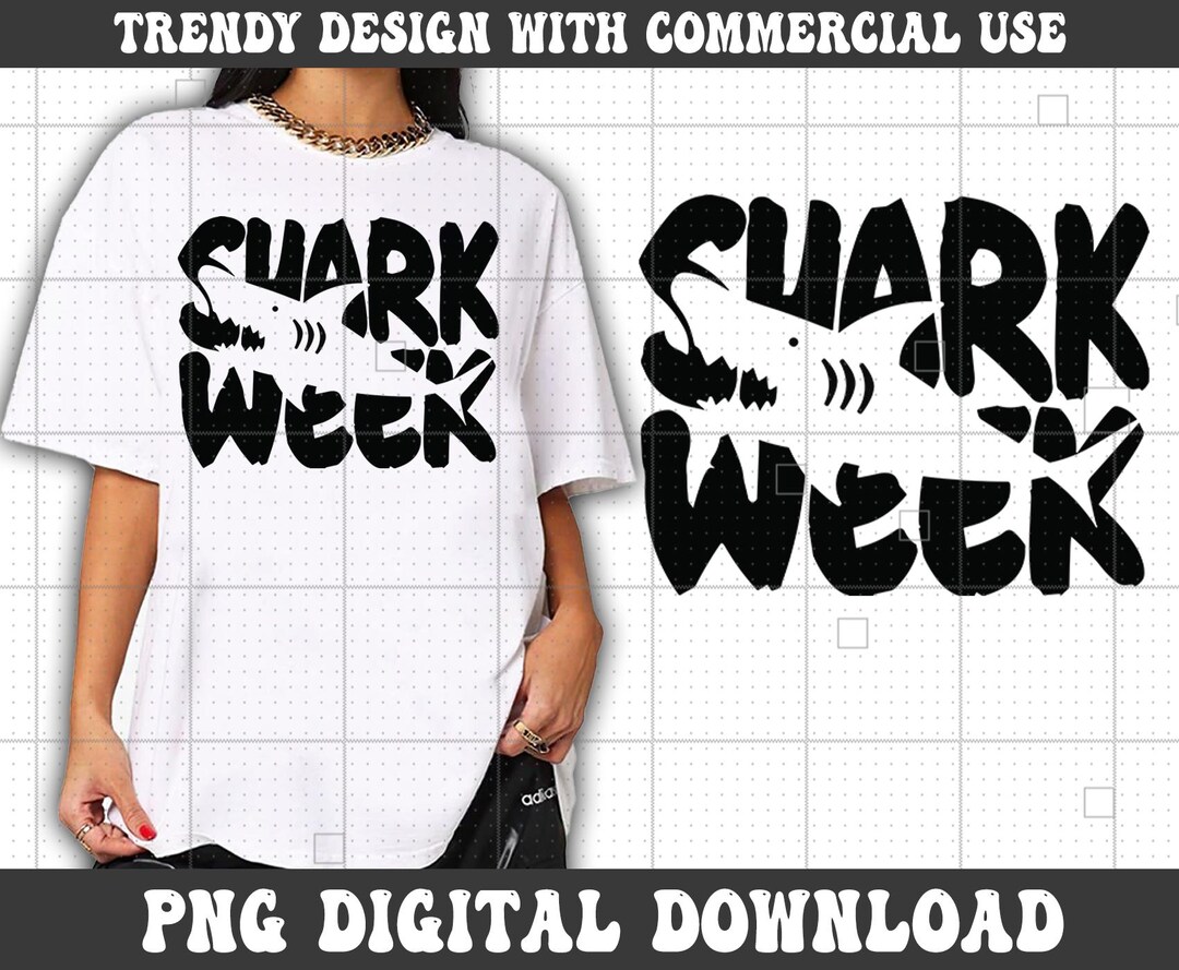 Shark Week PNG, Shark Beach Summer PNG, Save the Sharks Png Instant ...