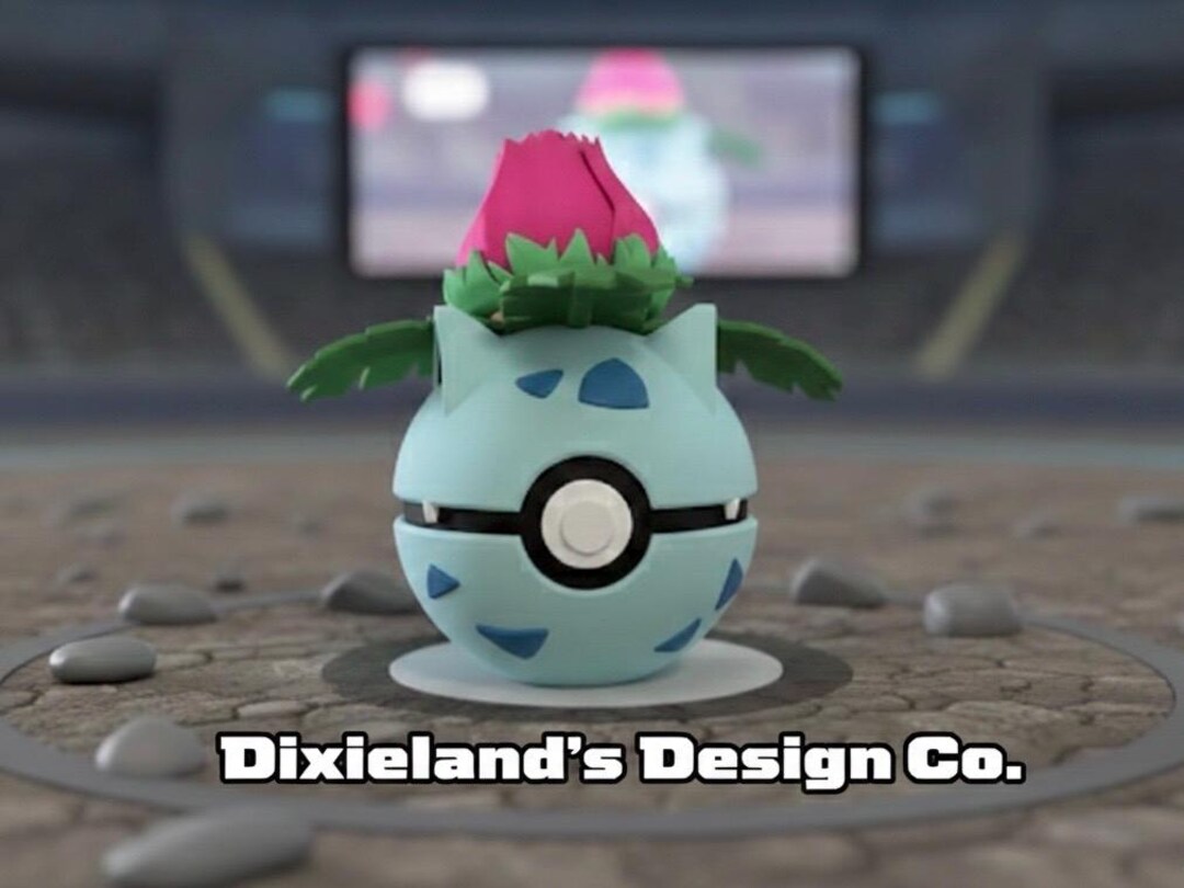0002 Ivysaur Pokémon Poke Ball Pokemon Balls Gotta Catch ‘em All Poké ...