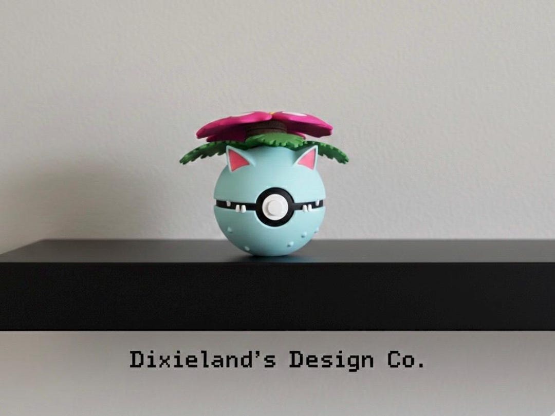0003 Venusaur Pokémon Poke Ball Pokemon Balls Gotta Catch ‘em All Poké ...