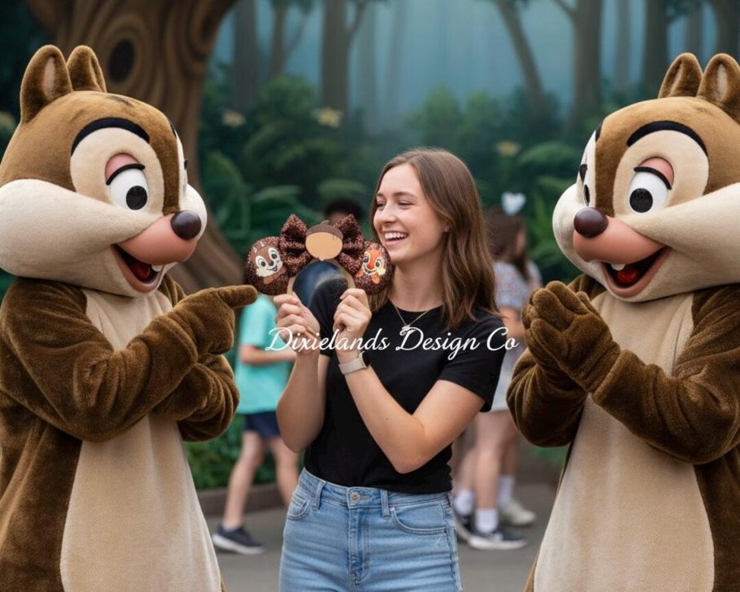 Chip Dale Chipmunks Magical Place Mickey Ears Mouse Minnie Bow Headband ...