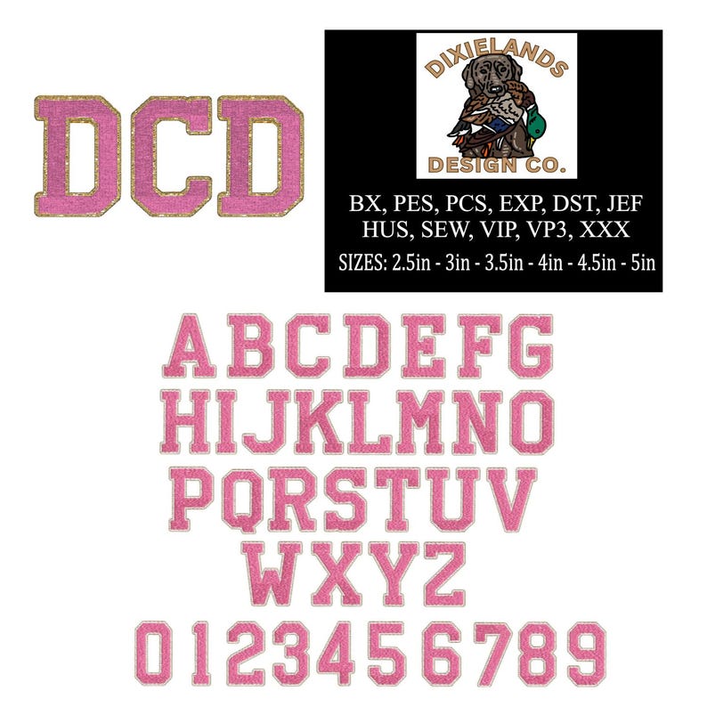 Faux Chenille Monogram Embroidery Font, Glitter Vinyl Applique Faux ...