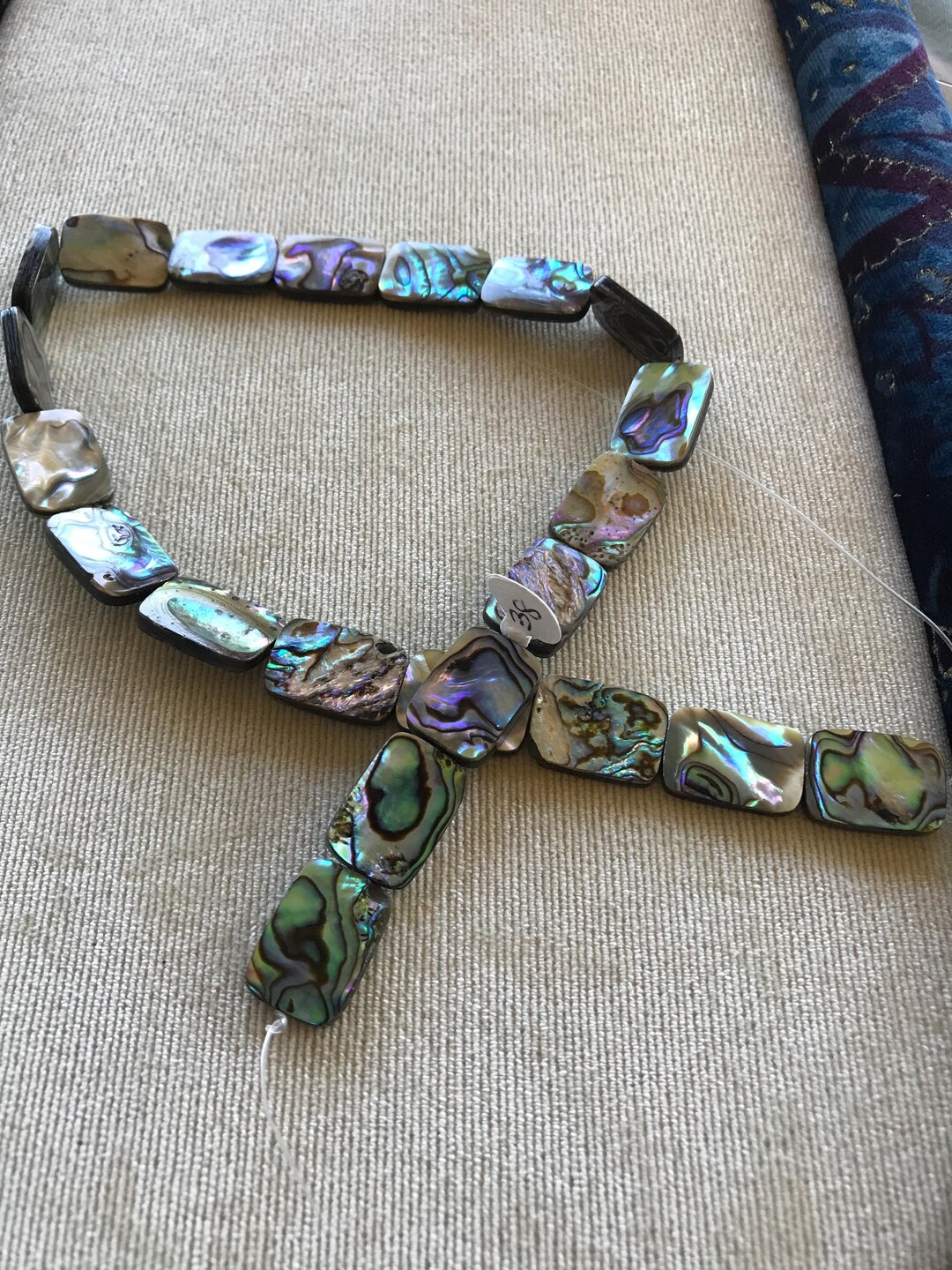 Lot 2186 - Abalone Bead Strand - Etsy