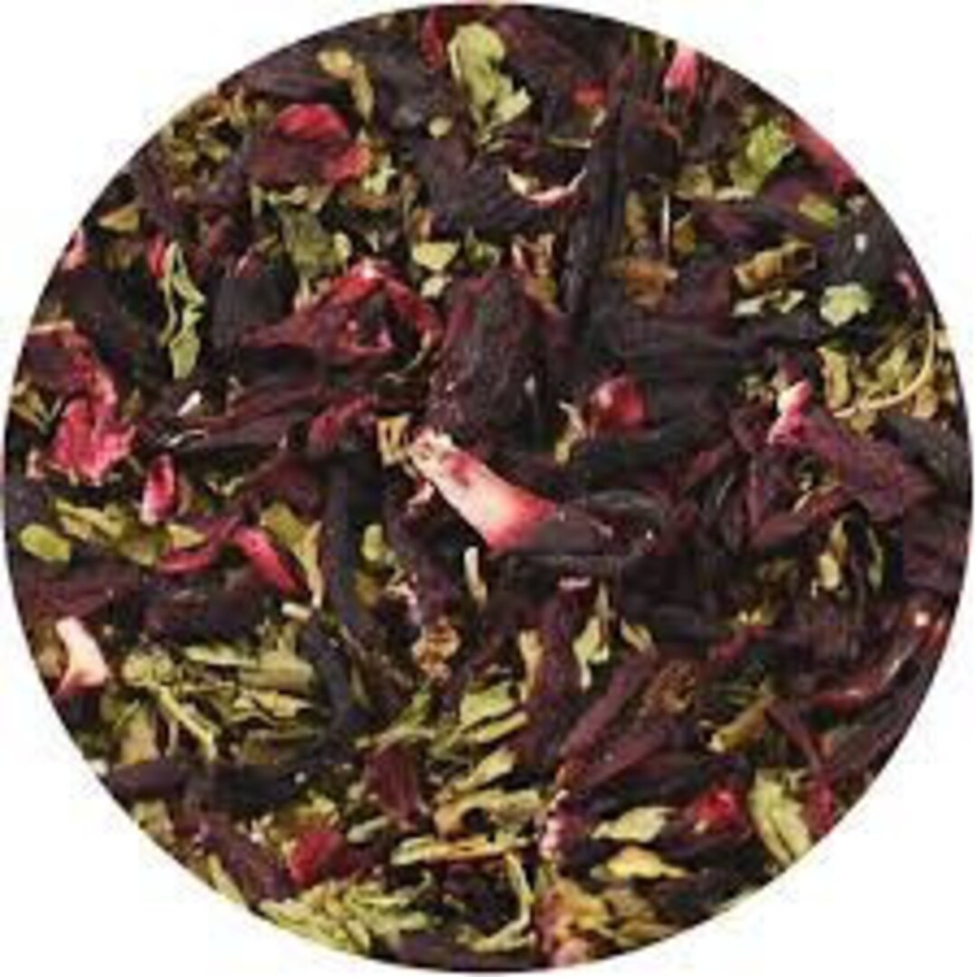 Hibiscus Mint Herbal Tea - Etsy