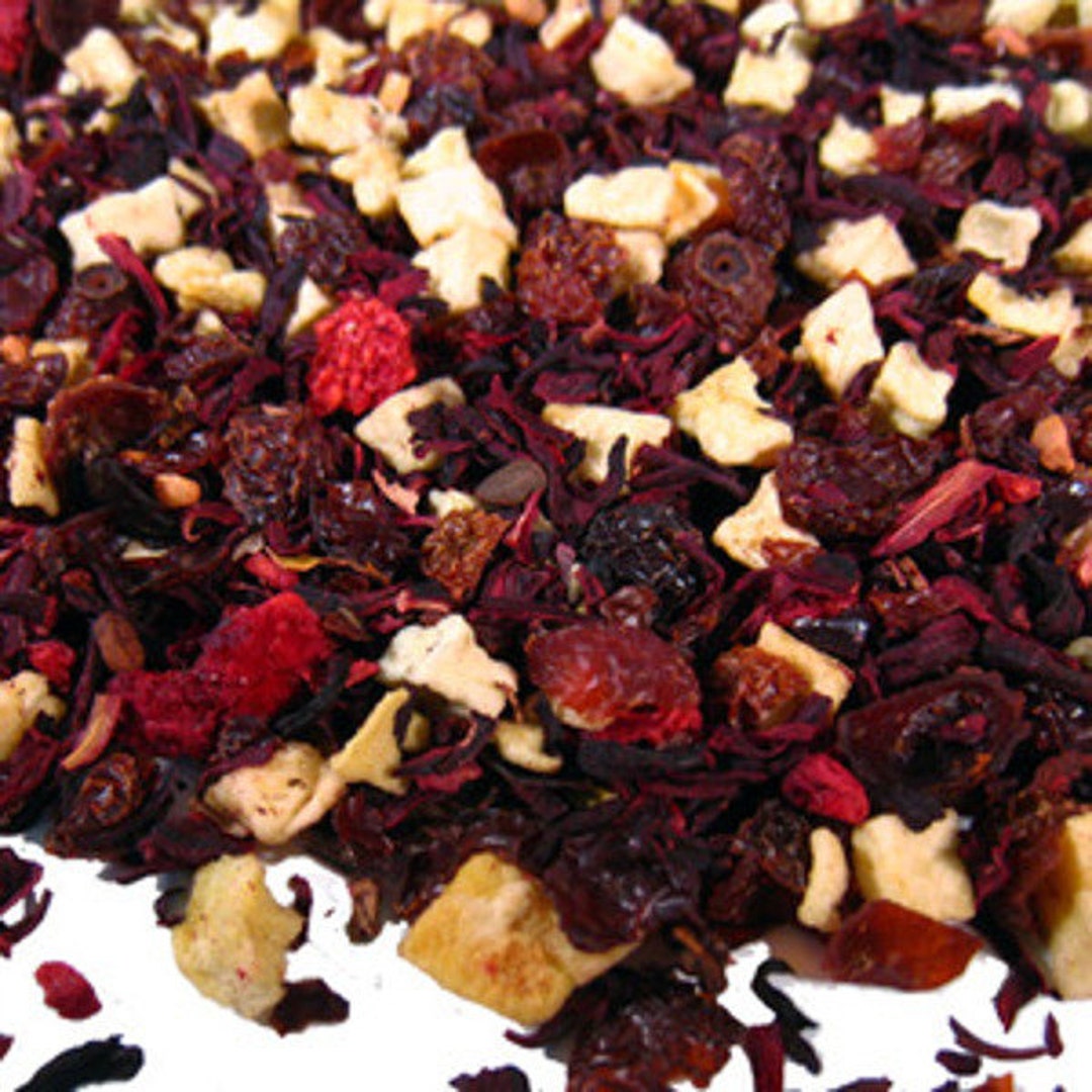 Wonderful Raspberry Hibiscus Herbal Tea - Etsy