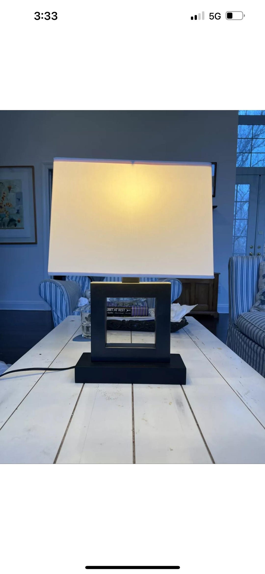 Beautiful Luminaire Donut Table Lamp, Works - Etsy