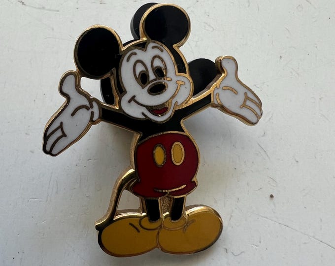 Disney Mickey Mouse Standing W/ Open Arms Trading Pin - Etsy