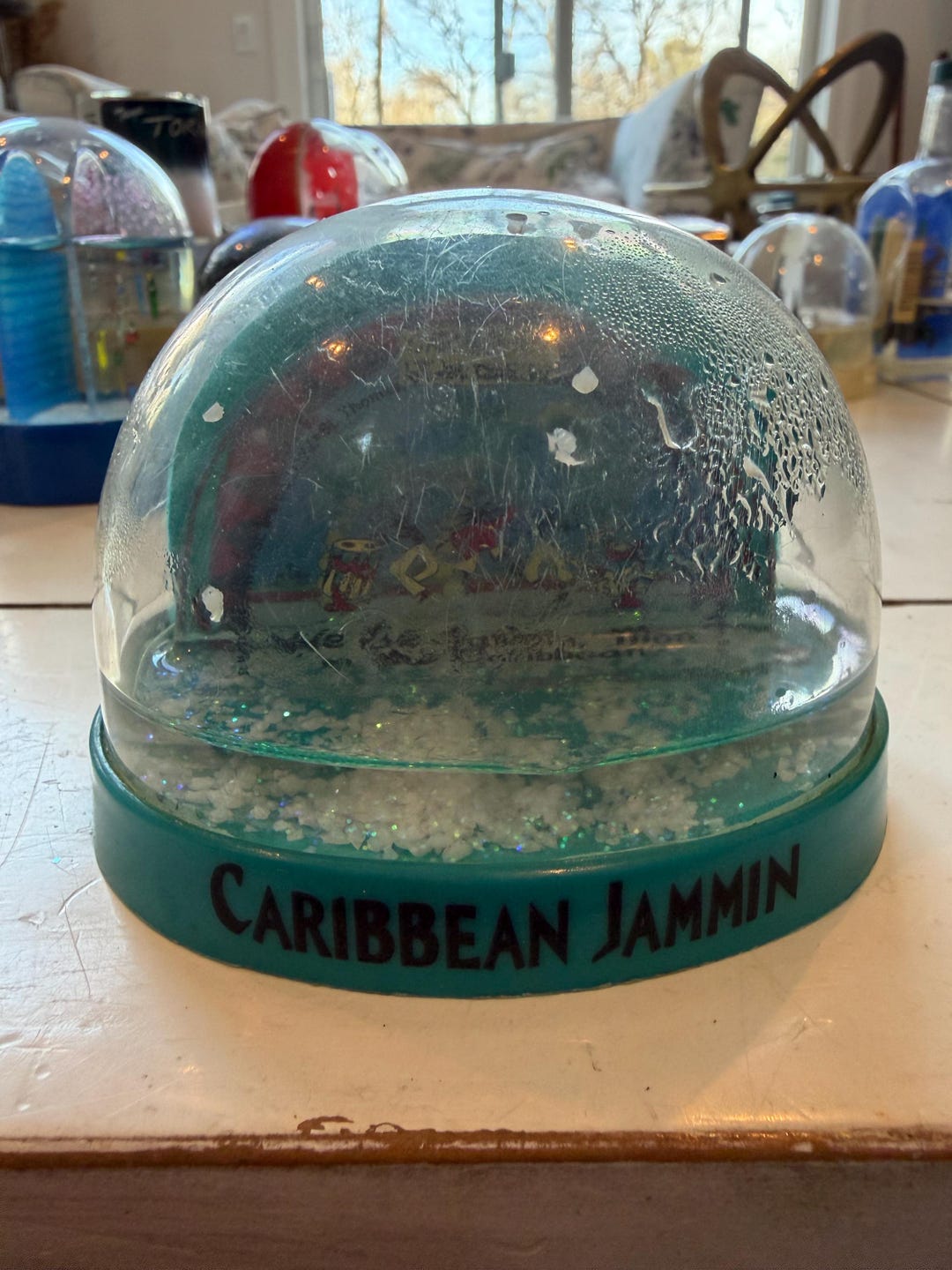 Vintage Carribean Jammin Snow Globe - Etsy