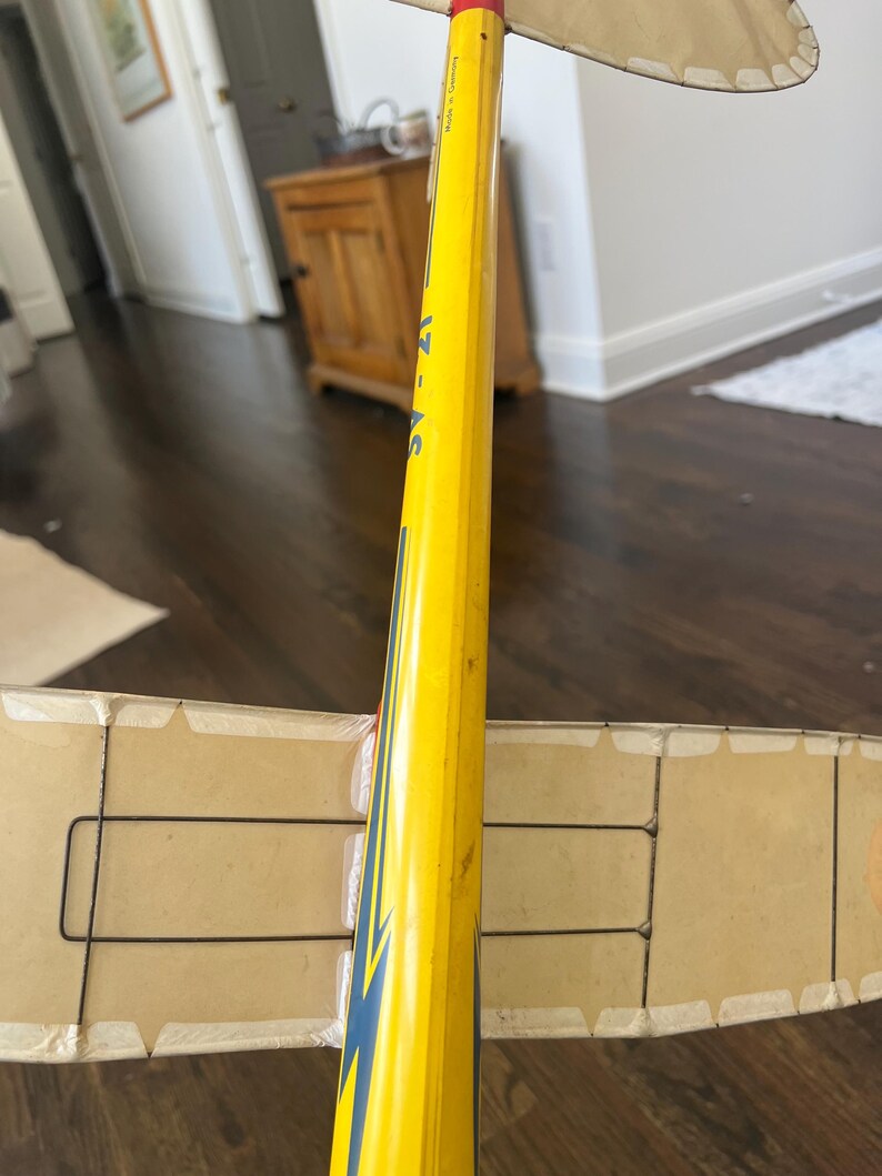 Rare Vintage Huge Size "gunther Flugspiele" Flying GLIDER Airplane Made ...