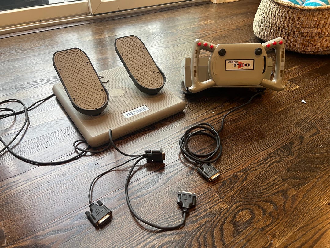 CH Products Virtual Pilot Pro, Pro Pedals Throttle 15 Pin Connectors ...