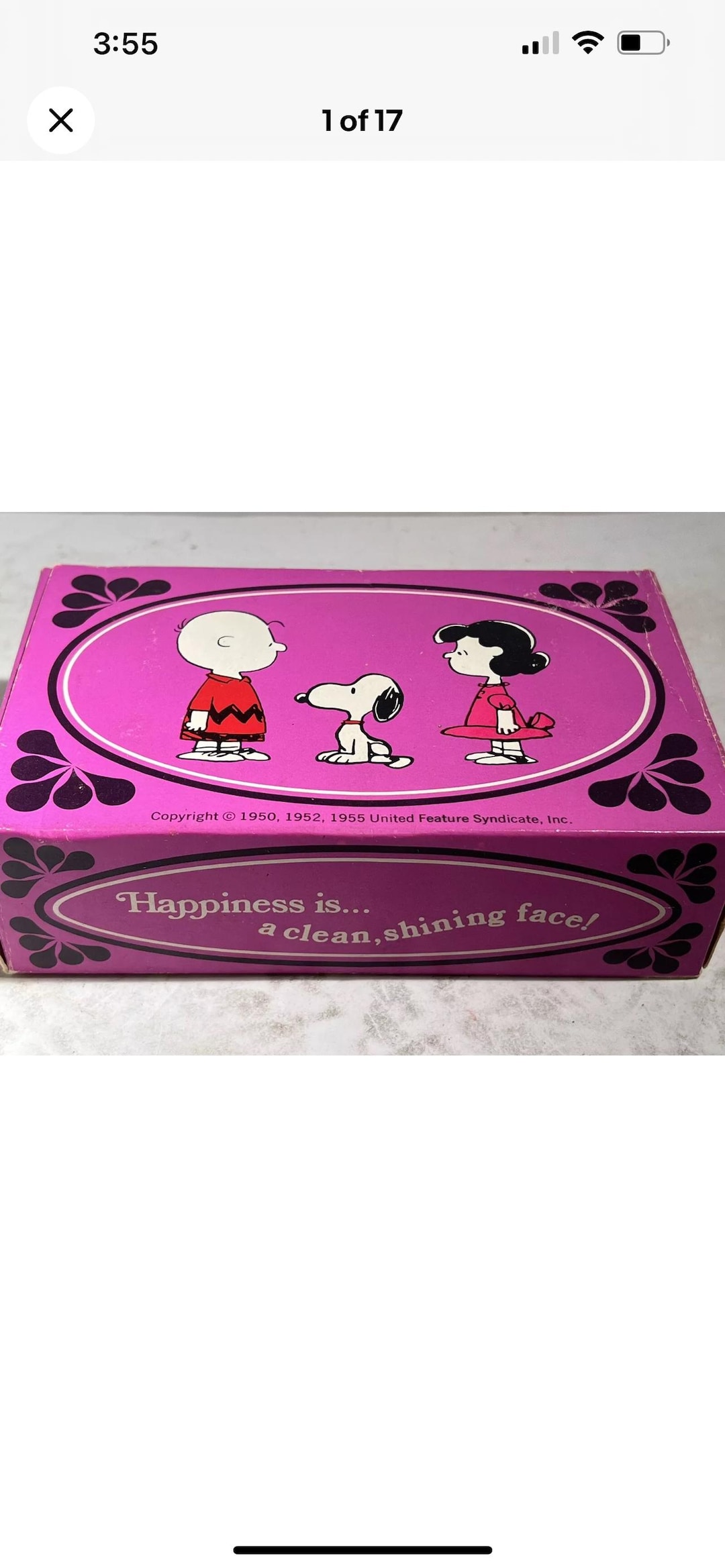 Vintage 1970 Avon Peanuts Gang Charlie Brown Snoopy Lucy Soap Set (new ...