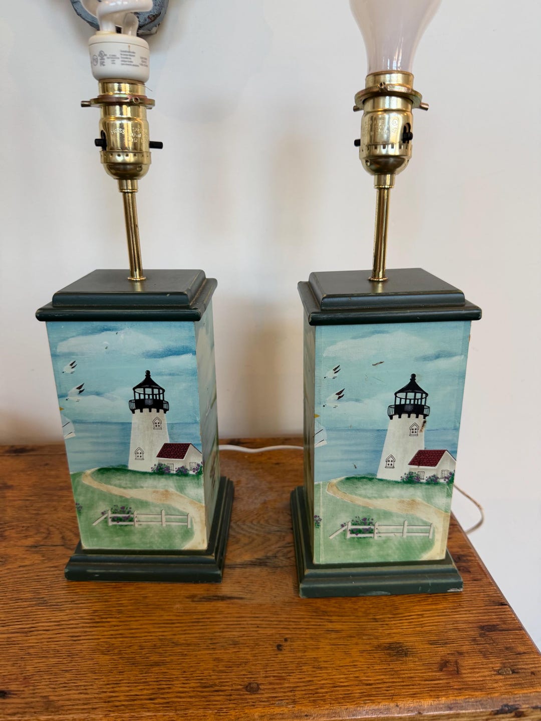 Pair of Lighthouse Beach Table Lamps - Etsy