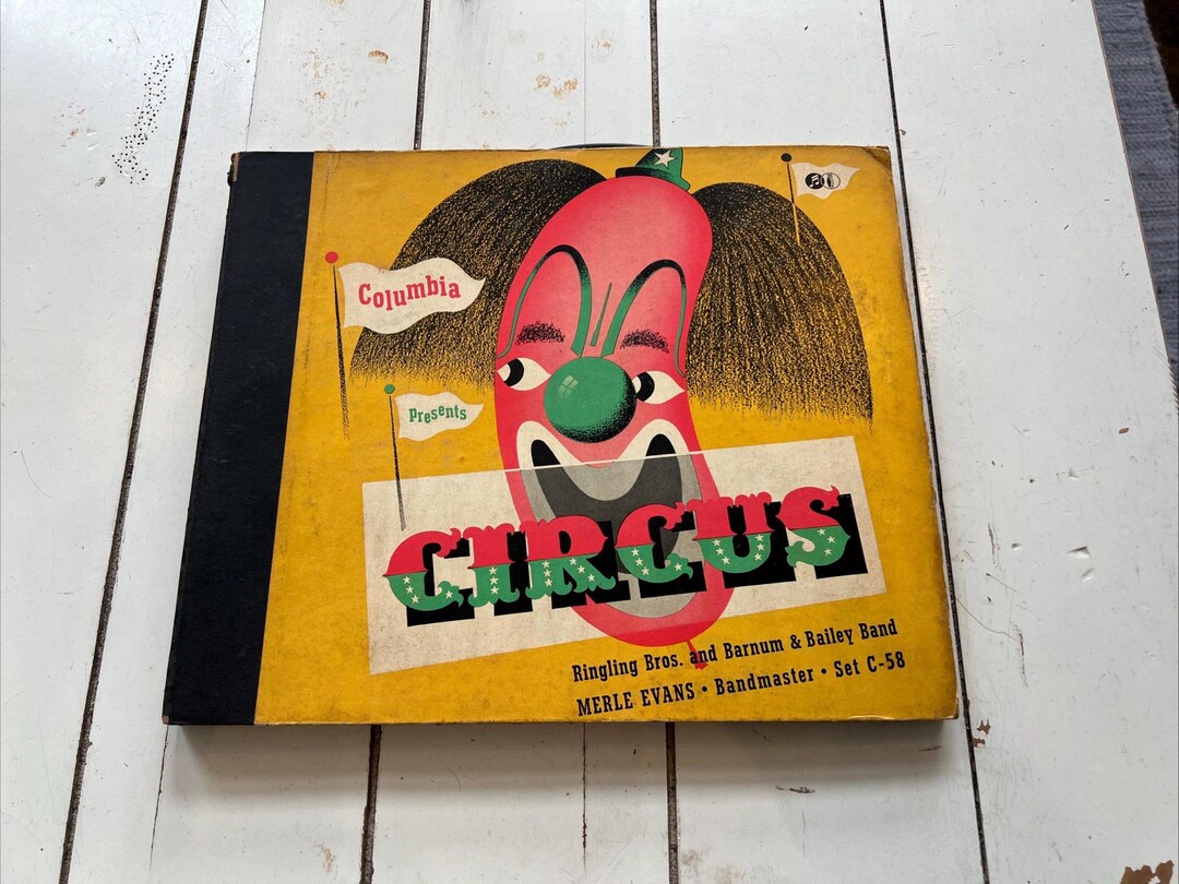 Circus Ringling Brothers Barnum Bailey Band 78 Rpm Records - Etsy