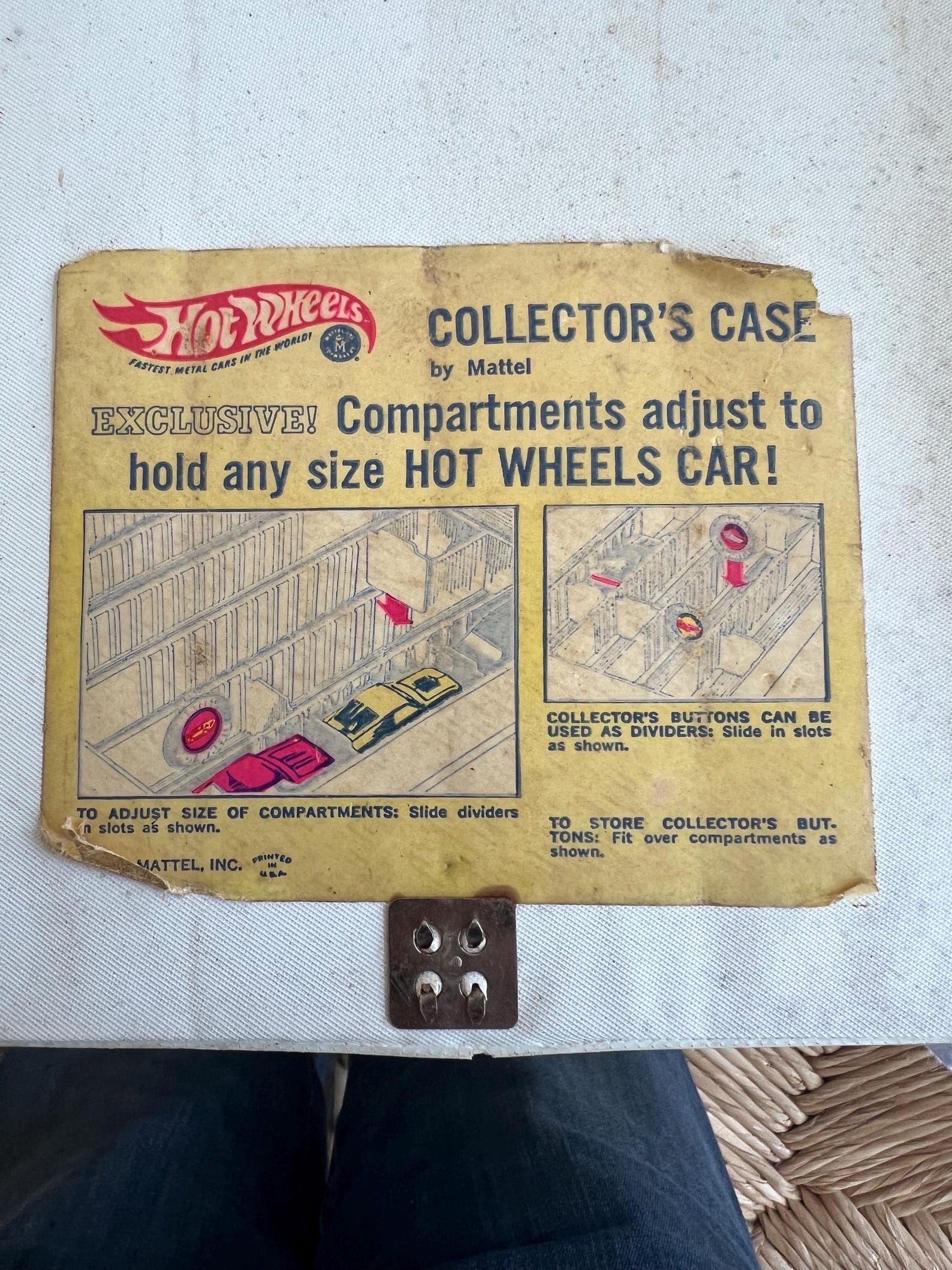 Vintage 1968 Hot Wheels 24 Car Redline Collector’s Case by Mattel, USA ...