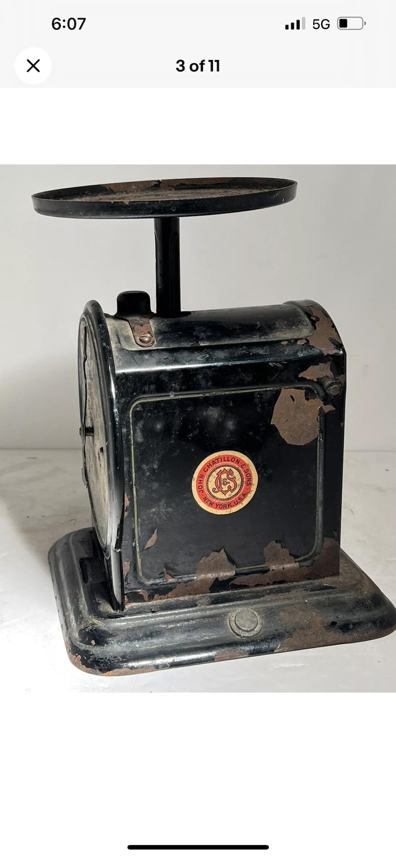 Antique John Chatillon & Sons Scale New York, USA 12 LB MAX - Etsy