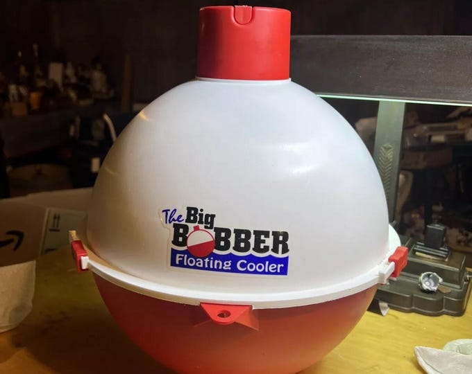 The Big Bobber Floating Cooler 12 Can Ice Chest: Fishing, Party ...