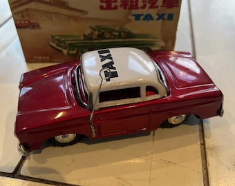Collectible Chinese 60s Tinplate Vintage 1965 Ford Fairlane Taxi Cab ...