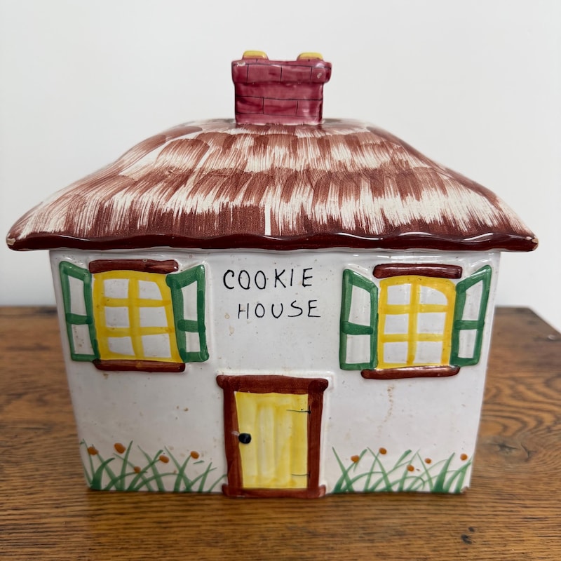 Cottage House Cookie Jars - Etsy