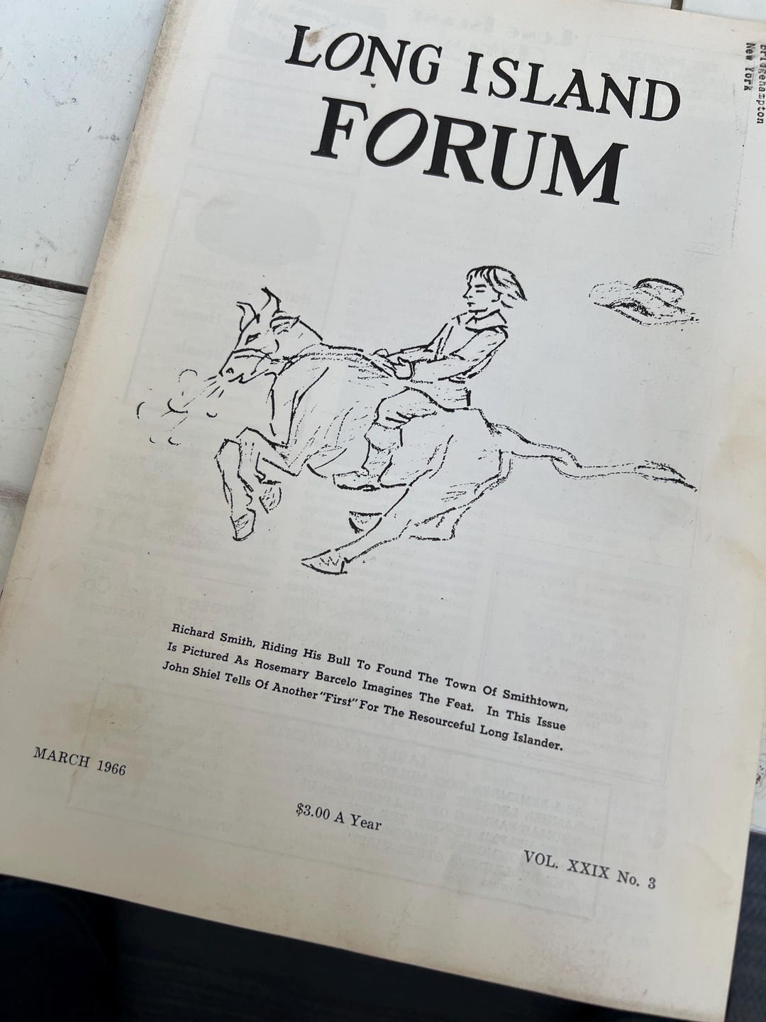 Long Island FORUM Magazine, March 1966:excellent Condition. - Etsy
