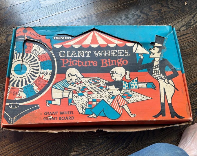 Vintage 1958 Remco Giant Wheel Cowboys N Indians Giant Board - Etsy