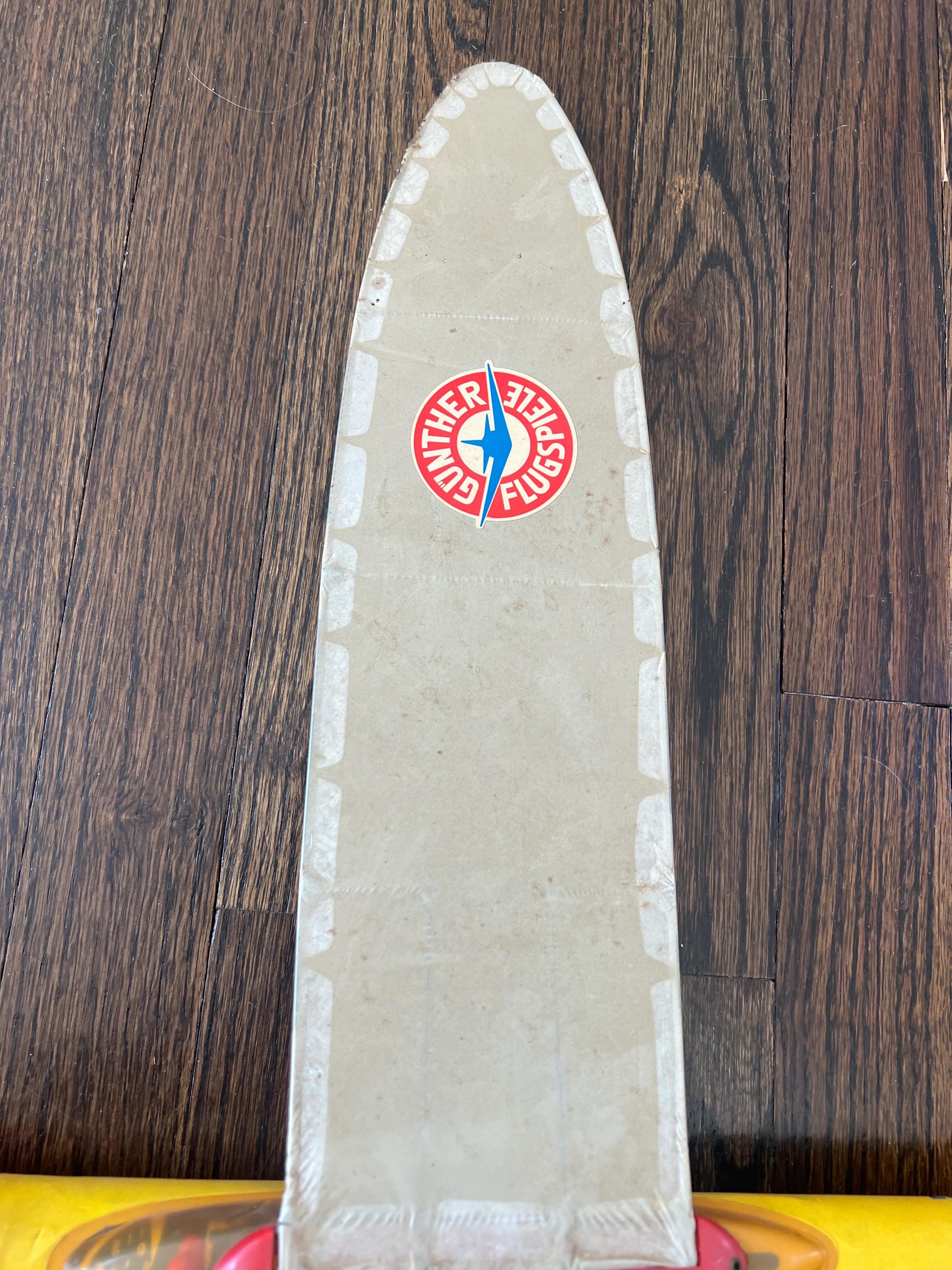 Rare Vintage Huge Size "gunther Flugspiele" Flying GLIDER Airplane Made ...