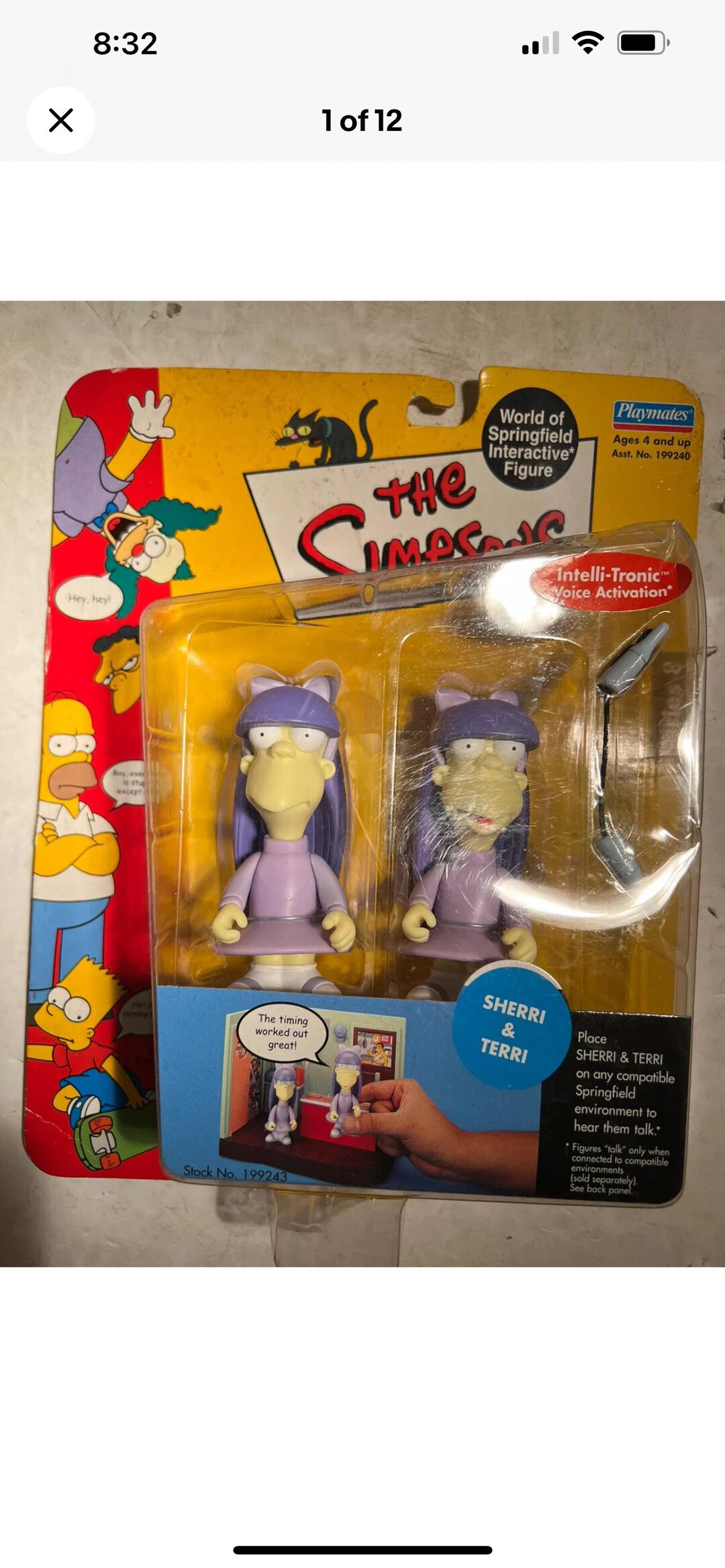 Playmates the Simpsons Sherri and Terri Figures - Etsy