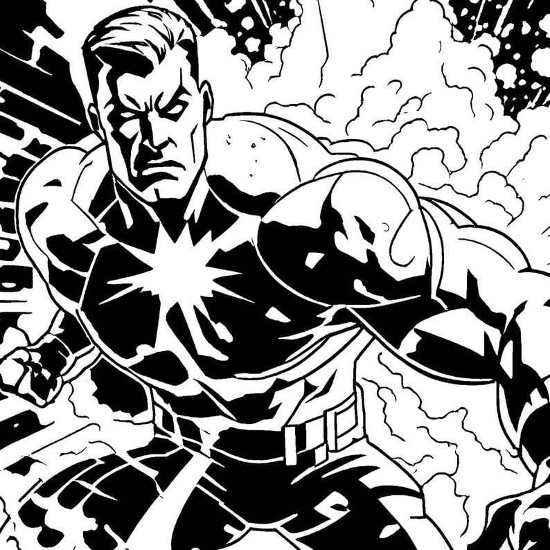 Marvel Coloring Book, Superhero Coloring Book, Marvel Characters ...