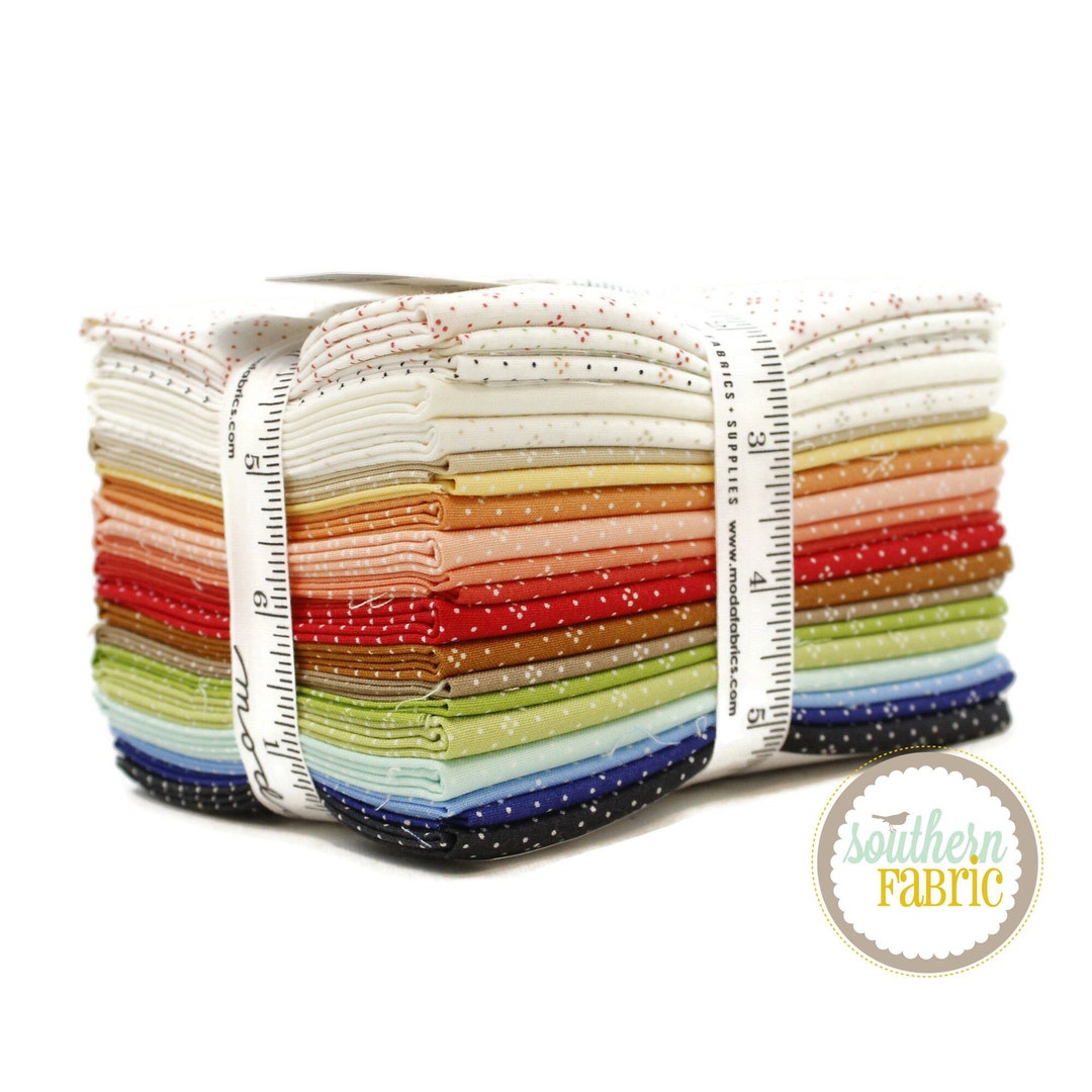 Eyelet - Fat Quarter Bundle (20 Pcs) by Fig Tree for Moda - Etsy