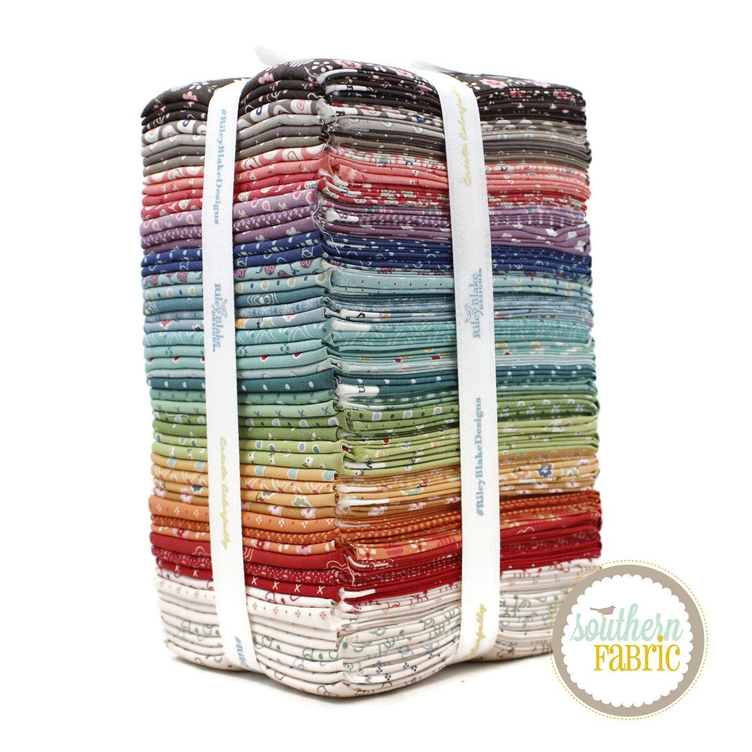 Bee Dots Fat Quarter Bundle 50 Pcs by Lori Holt for Riley - Etsy