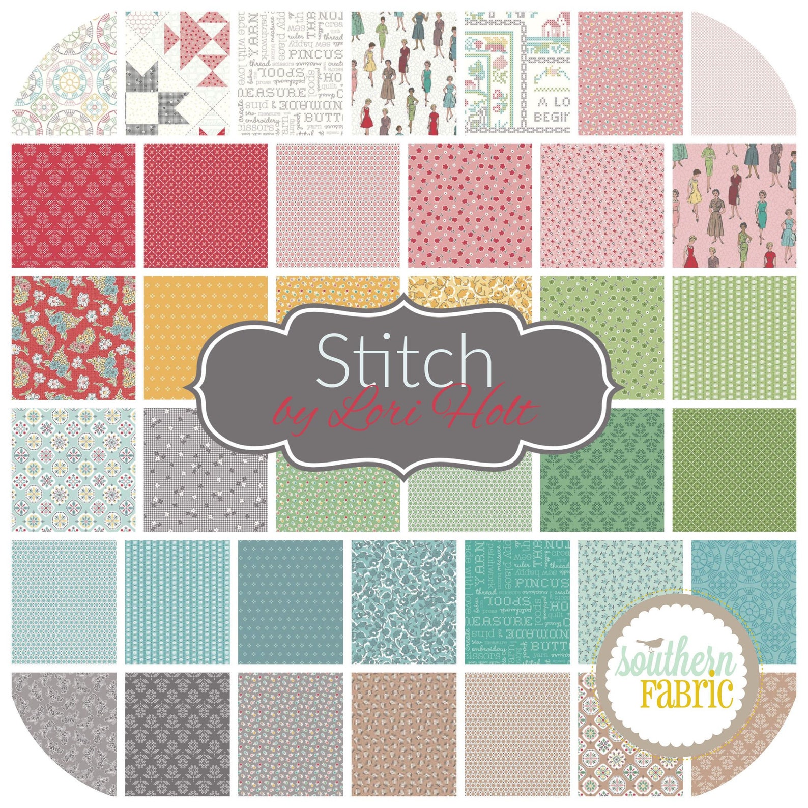 Stitch - Jelly Roll (40 Pcs) by Lori Holt for Riley Blake - Etsy