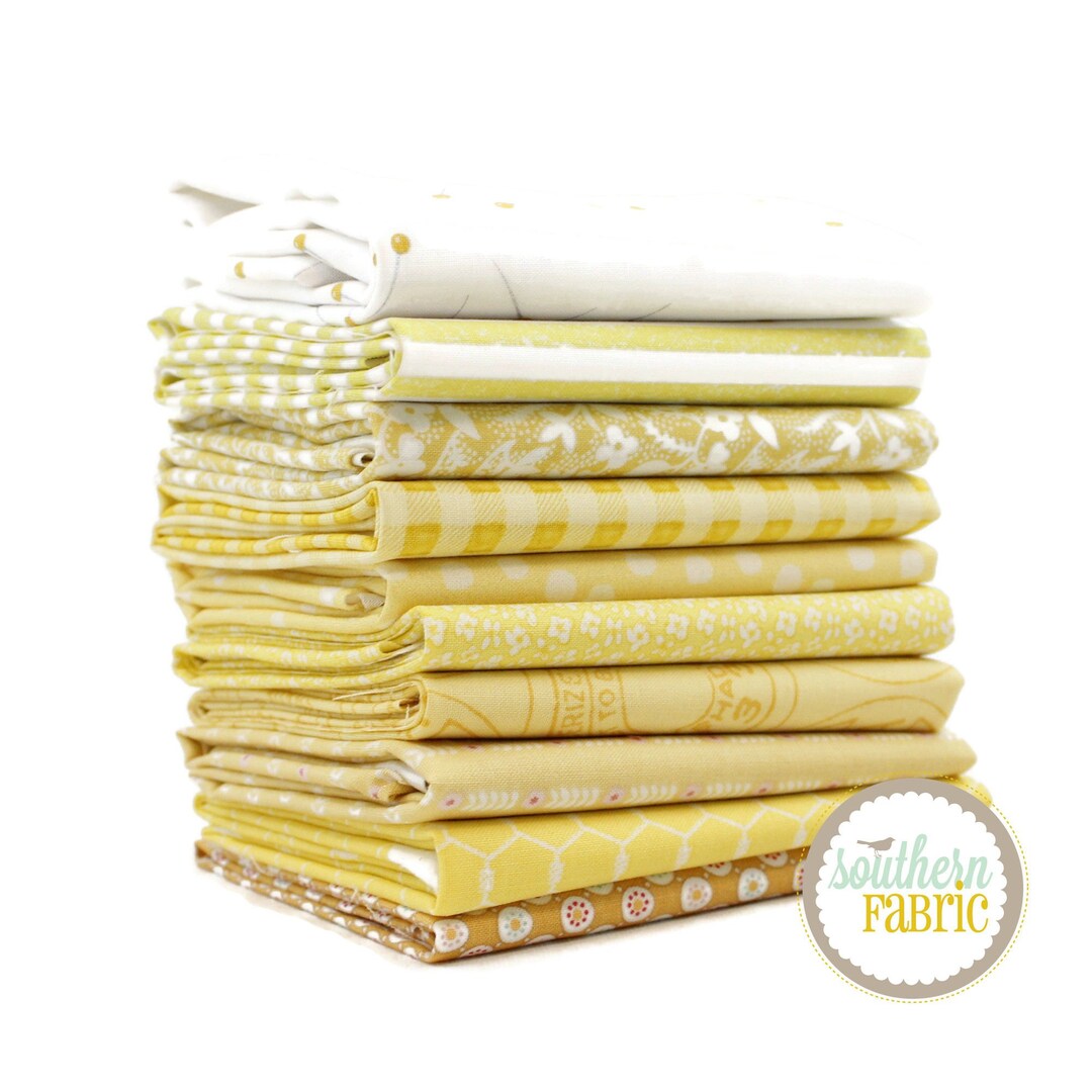 Yellow - Scrap Bag (approx 2 Yards) by Mixed Designers for Southern ...