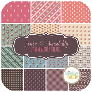 Sense and Sensibility - Fat Quarter Bundle (19 Pcs) by Jane Austen's ...