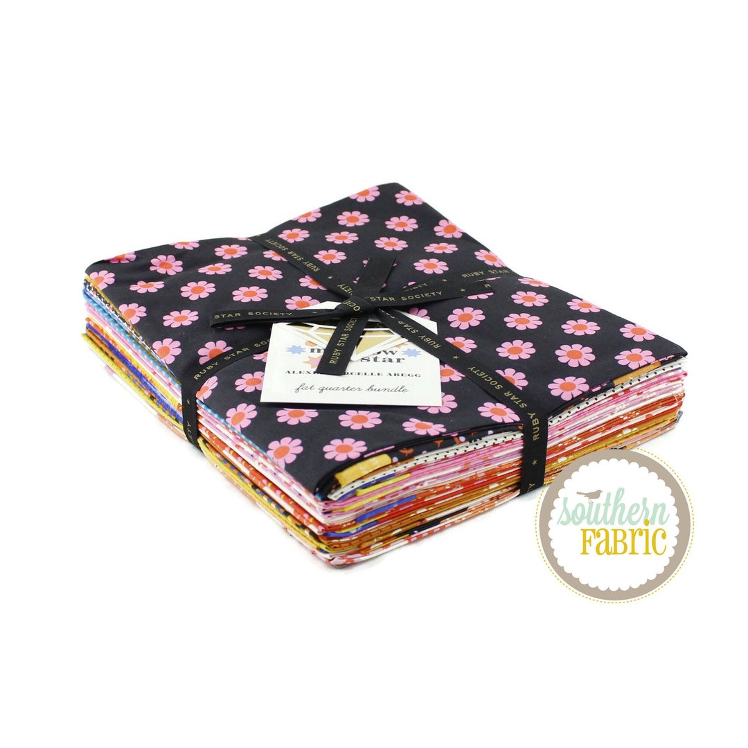 Meadow Star - Fat Quarter Bundle (26 Pcs) by Alexia Abegg for Ruby Star ...