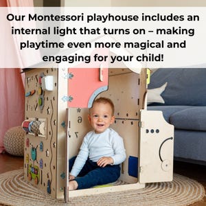 Busy House Kids Wooden Toys Fidget House Home Games Wooden House Toy ...