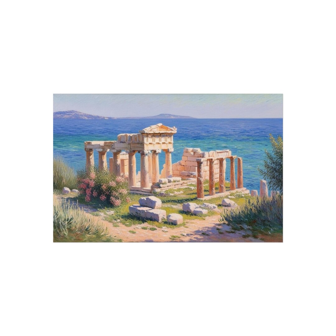 Greek Ruins Poster - Etsy