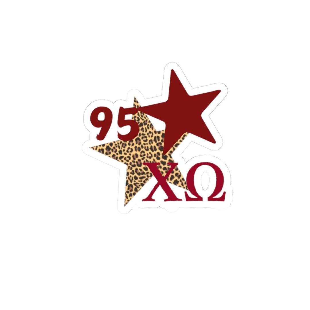 Chi Omega Star Sticker 95 - Etsy