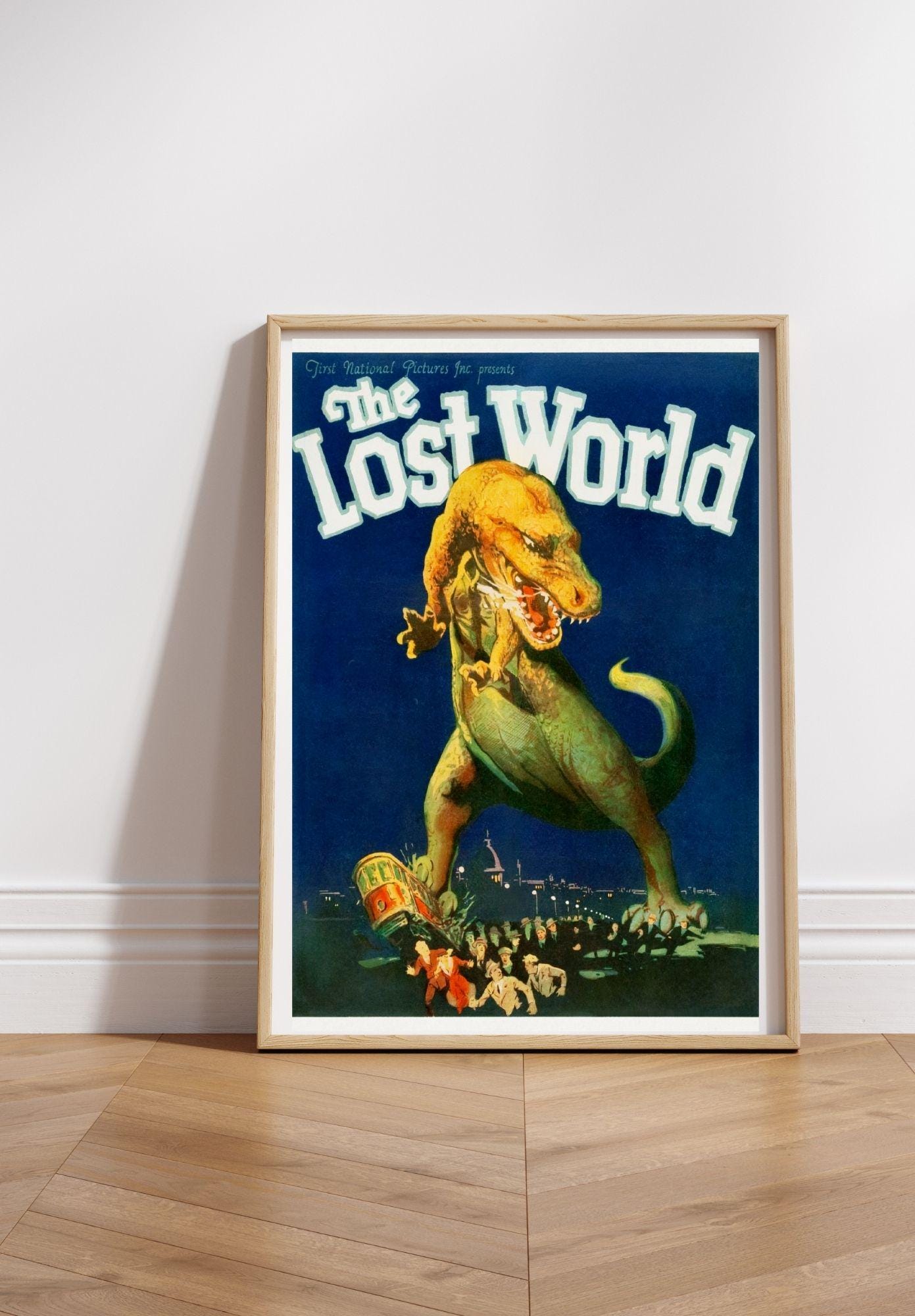 The Lost World Poster, Dinosaur Poster, Vintage Movie Poster, T-rex ...