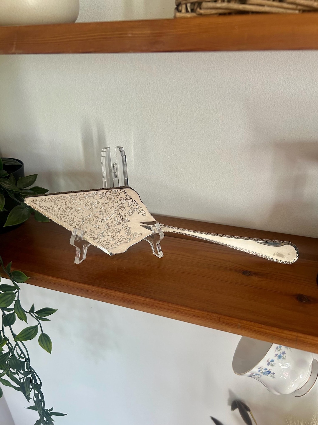 Vintage Italian Silver Plated Cake Slice - Etsy