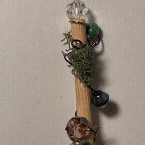 Miniature Enchanted Broom, Fairy Garden Decor, Witchy Mini Broom With ...